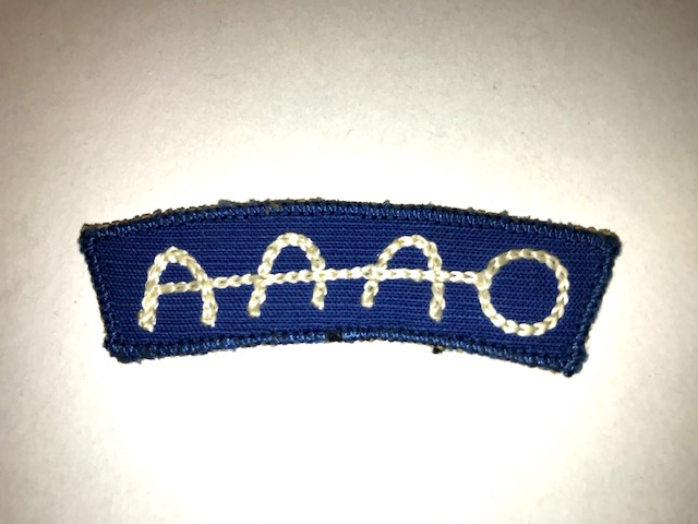 AAAO Scroll - ARMY AND USAAF - U.S. Militaria Forum