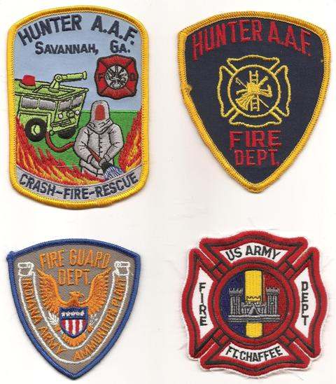 MILITARY FIRE DEPARTMENT Patches - Badges - MISCELLANEOUS / OTHER - U.S ...