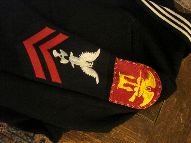 Another WW2 USN Machinist Mate 2nd class jumper with Amphibous Forces ...