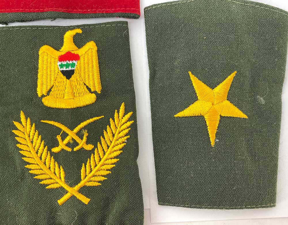2nd Gulf War contraband Iraq officer rank - SPOILS OF WAR - U.S ...