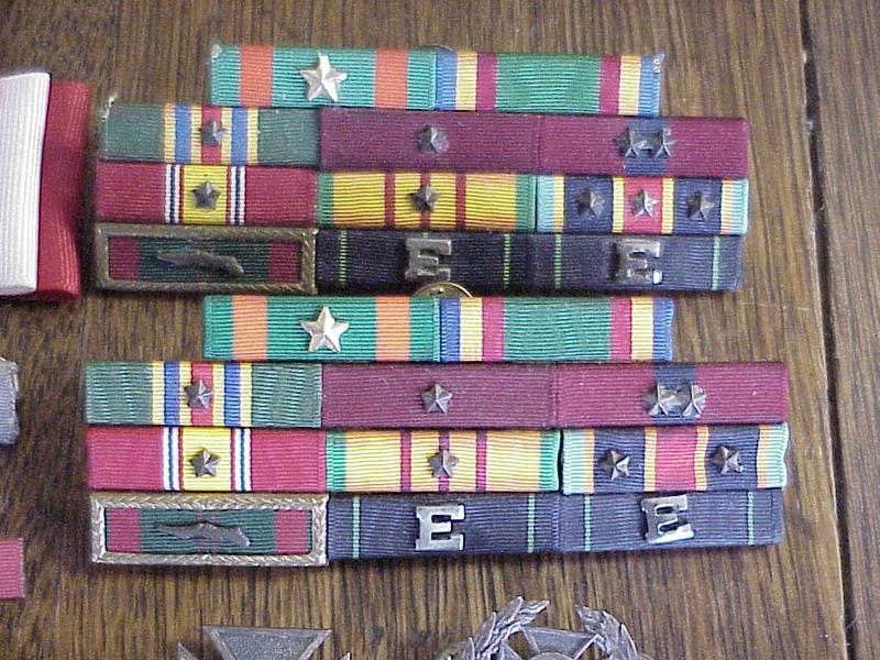 USN/USMC Ribbon Rack w/Overseas Service Ribbon - MEDALS & DECORATIONS ...
