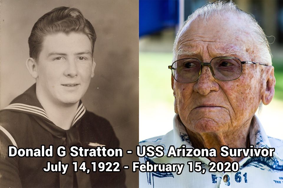 Donald G. Stratton 1922-2020 - TAPS - U.S. Militaria Forum