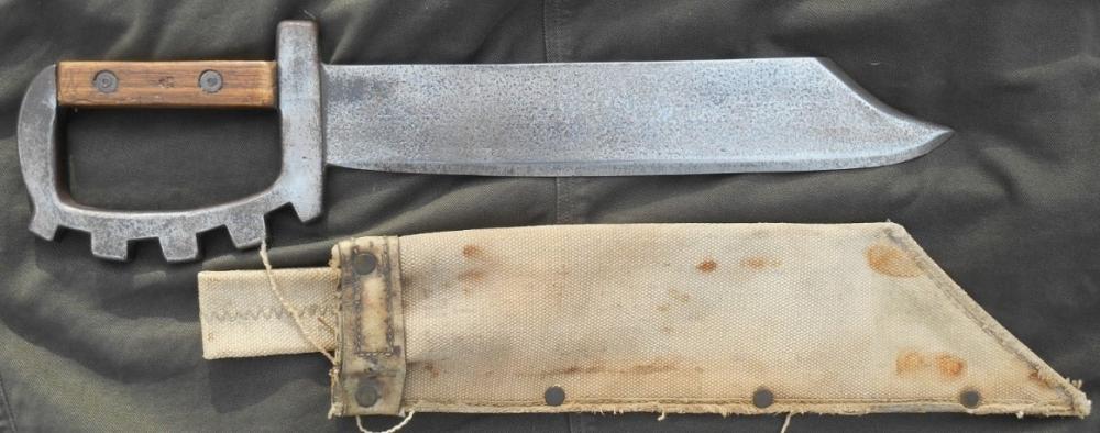 Massive Gear-Toothed D-Guard WWII Pacific Theater Bowie - Australian ...