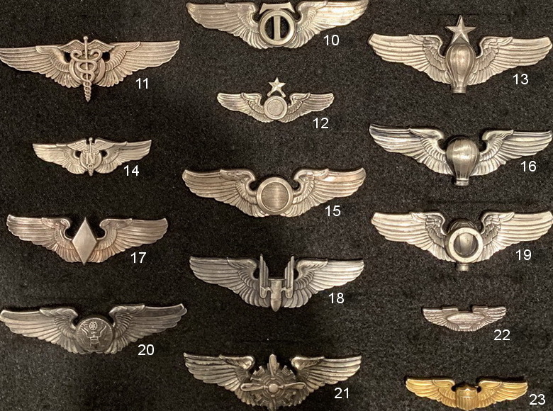 Full Set of WWII AAF Wings - WING BADGES - U.S. Militaria Forum