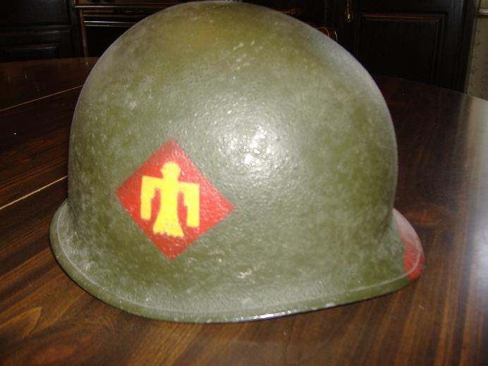 45th ID marked helmets - M-1; M-1C & M-2 HELMETS - U.S. Militaria Forum