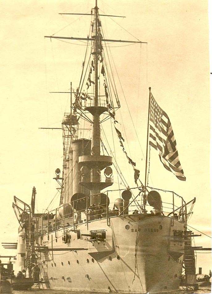 US Navy Pics 1922 San Diego - MILITARY SHIPS AND VESSELS - U.S ...