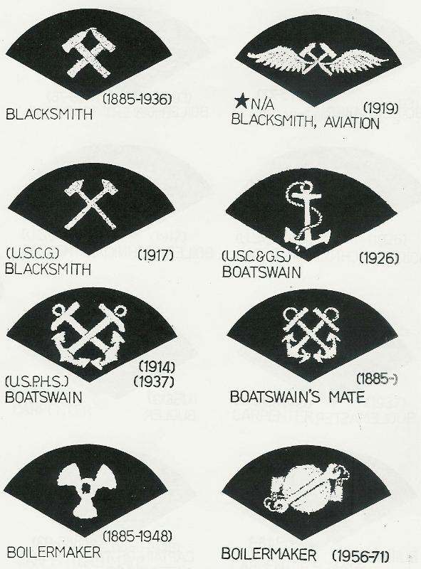 1886-1996 Specialty & Distinguishing Marks - NAVY, COAST GUARD AND ...