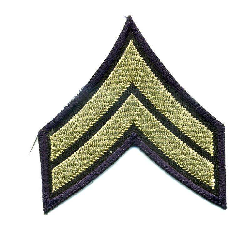 Is this an Army WWII corporal chevron? - ARMY AND USAAF - U.S ...
