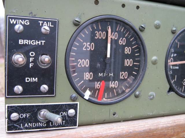Waco Glider Flight Instrument Panel - MILITARY AIRCRAFT & AVIATION - U ...