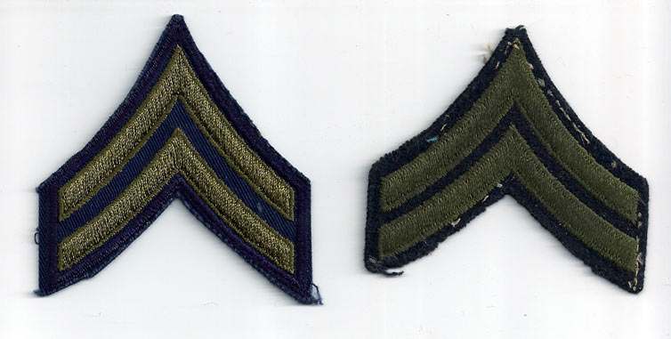 Is this an Army WWII corporal chevron? - ARMY AND USAAF - U.S ...