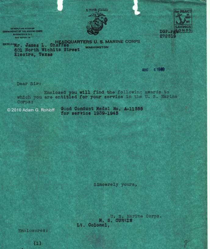 Lets see some USMC Good Conduct Medals - Page 5 - MEDALS & DECORATIONS ...