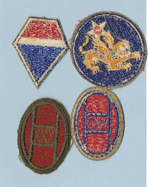 Are these patches WWII? - ARMY AND USAAF - U.S. Militaria Forum