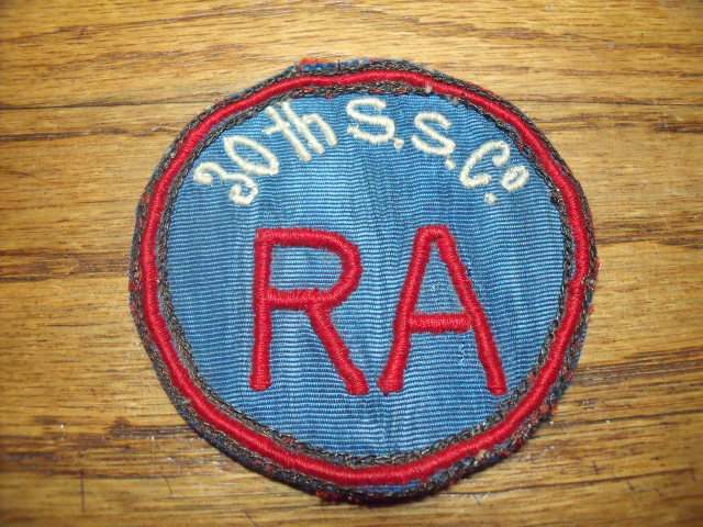 30th S.S. Co Patch Question - ARMY AND USAAF - U.S. Militaria Forum
