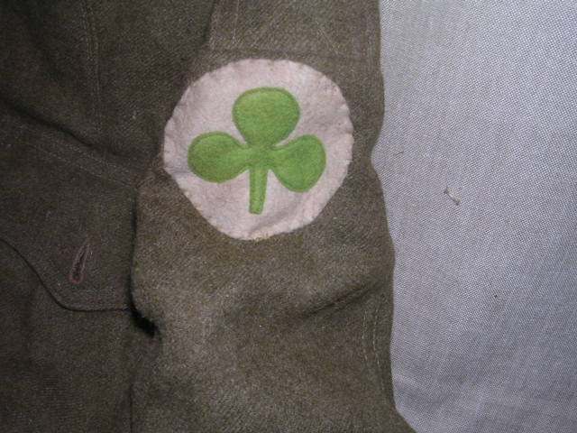 Clover leaf Patch ID - ARMY AND USAAF - U.S. Militaria Forum