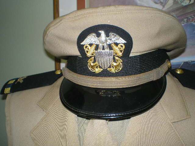 USN Cwo3 tunic with Visor and shirt. - NAVAL & SEA SERVICE UNIFORMS - U ...