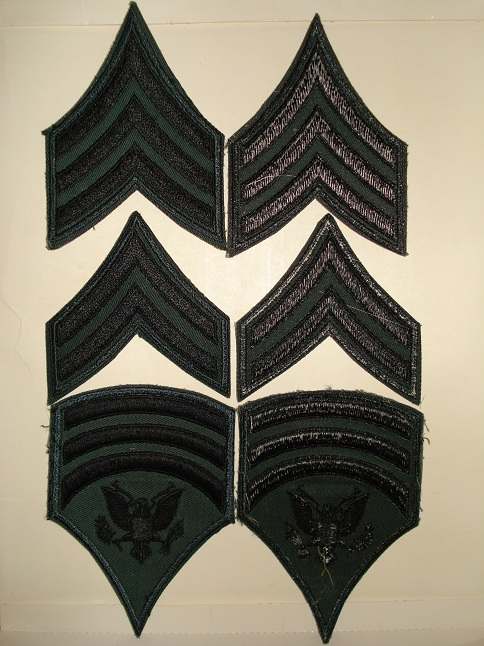 Subdued 60's army chevrons - ARMY (INCLUDING USAAC/AAF) - U.S ...