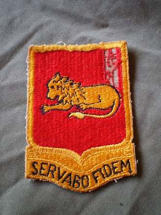 33rd Field Artillery Cut Edge Servabo Fidem - ARMY AND USAAF - U.S ...