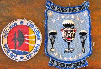 15th Aerial Port Squadron & Unknown Vietnam patch - ARMY AND USAAF - U ...