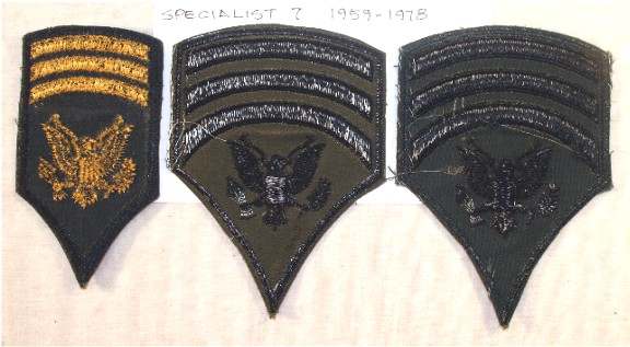 Subdued 60's army chevrons - ARMY (INCLUDING USAAC/AAF) - U.S ...