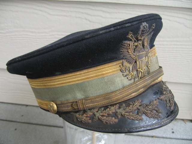 M1902 Dress Blue Infantry Officer's Visor - Mayo brother? - UNIFORMS ...