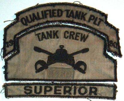 Tank Crew Qualification patch - ARMY AND USAAF - U.S. Militaria Forum