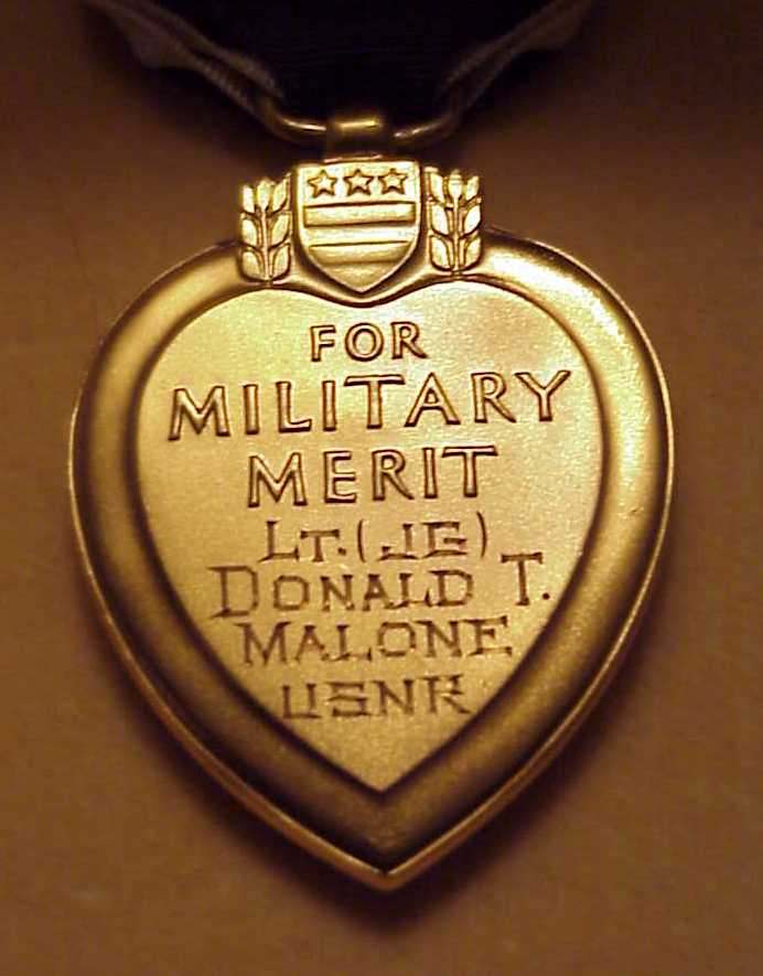 WWII US Navy VF-17 JOLLY ROGERS Posthumous Air Medal / Purple Heart ...