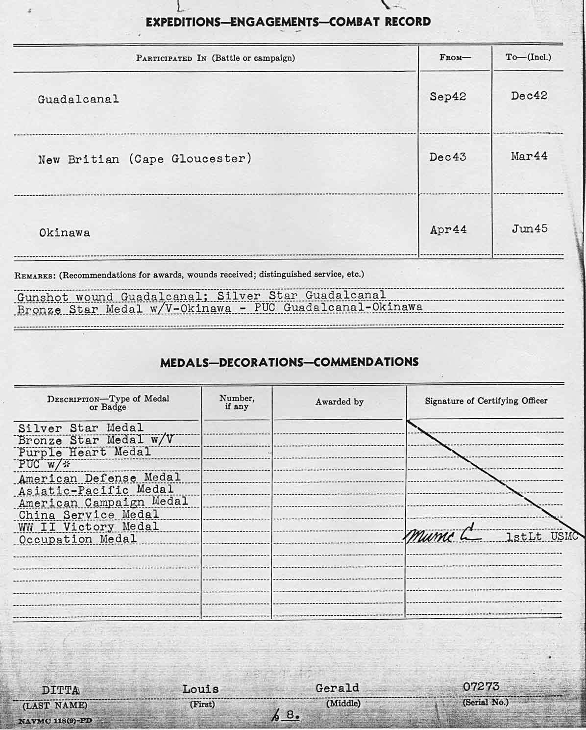 USMC Medal Group w/photos - MEDALS & DECORATIONS - U.S. Militaria Forum