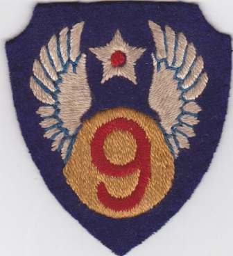 9th Air Force Patches - ARMY AND USAAF - U.S. Militaria Forum