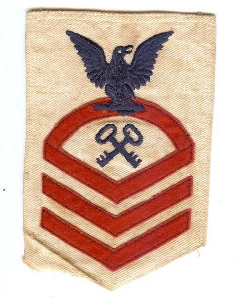 Hand Embroidered Navy Rate And Other Rates - NAVY, COAST GUARD AND ...