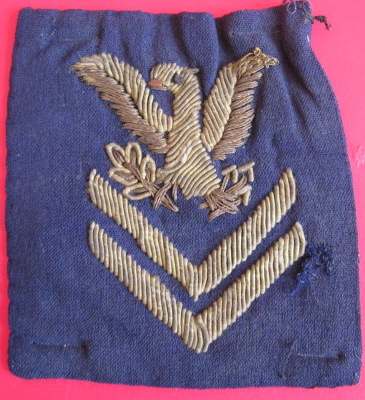 Hand Embroidered Navy Rate And Other Rates - NAVY, COAST GUARD AND ...