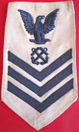 Hand Embroidered Navy Rate And Other Rates - NAVY, COAST GUARD AND ...