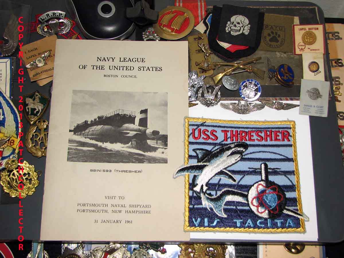 My small USS Thresher group - GROUPINGS PAGE - U.S. Militaria Forum