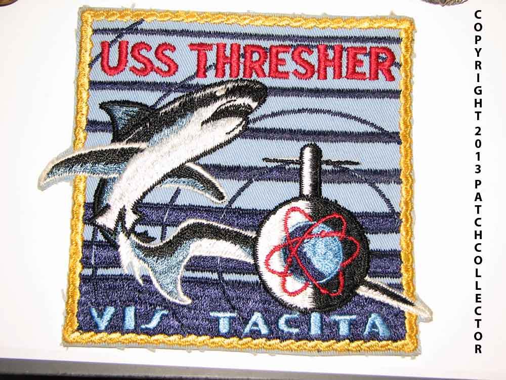 uss thresher patch - NAVY, COAST GUARD AND OTHER SEA SERVICES PATCHES ...