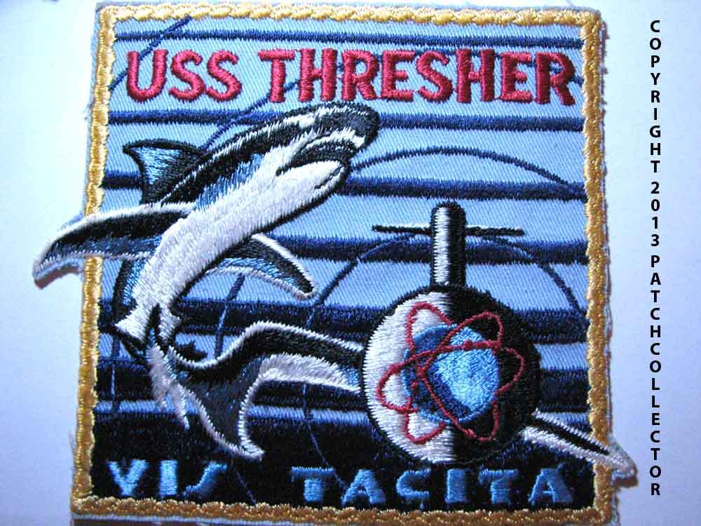 uss thresher patch - NAVY, COAST GUARD AND OTHER SEA SERVICES PATCHES ...