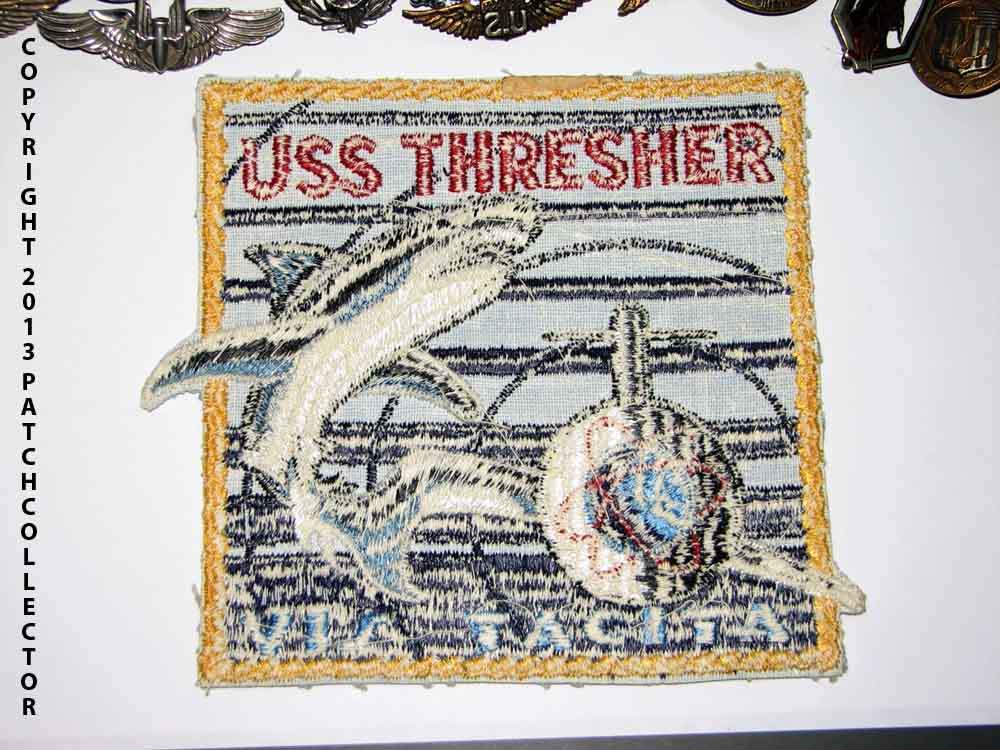 uss thresher patch - NAVY, COAST GUARD AND OTHER SEA SERVICES PATCHES ...