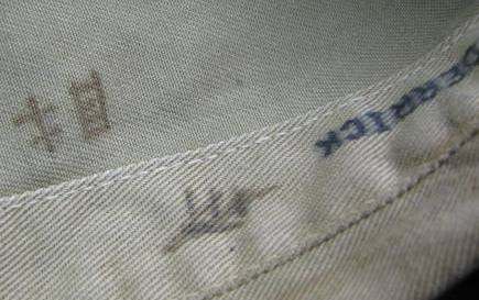 Khaki USMC Garrison Caps with Japanese (?) Characters - UNIFORMS - U.S ...