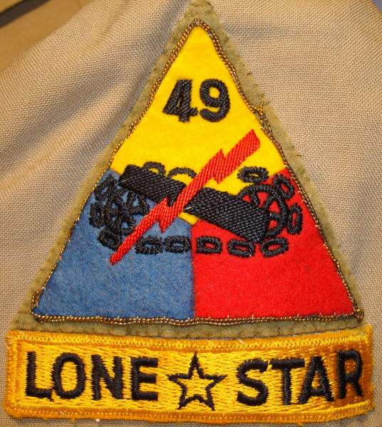 Bullion 49th Armored Division patch - ARMY AND USAAF - U.S. Militaria Forum