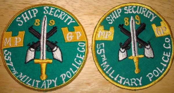 Need an education on 55th & 557th Military Police patches - ARMY AND ...