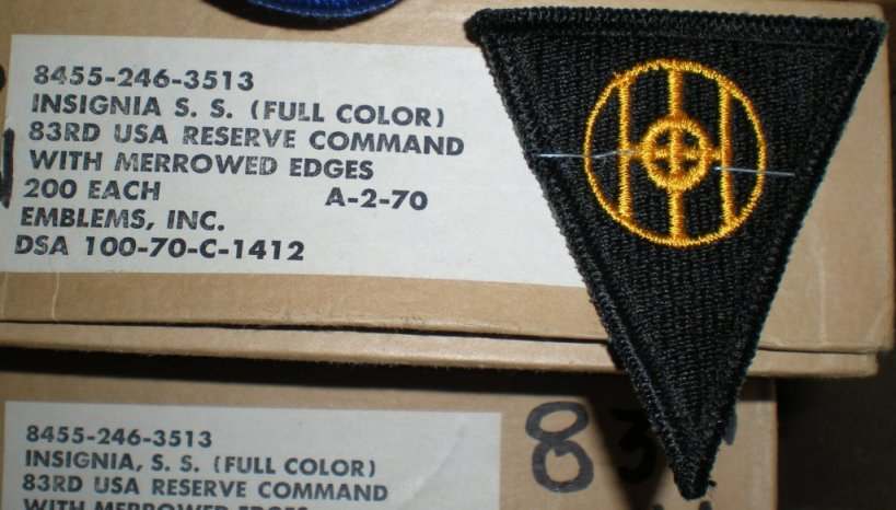 Patches and their Boxes: A Reference Thread - Page 2 - ARMY AND USAAF ...