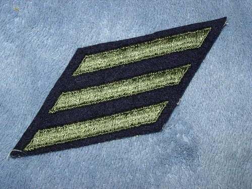 Green service stripe? - ARMY AND USAAF - U.S. Militaria Forum