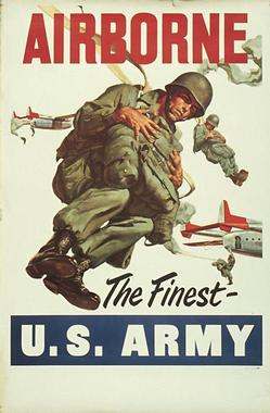 Airborne themed posters - EPHEMERA, PHOTOGRAPHS & MILITARY ARTWORK - U ...