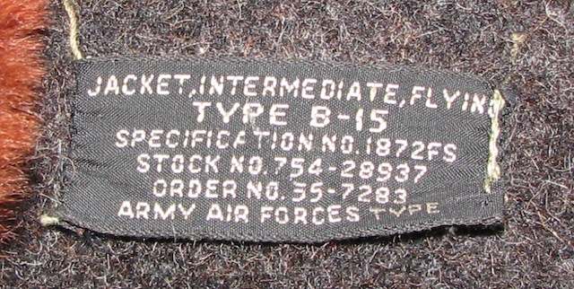 Any B-15 jacket experts around? - FLIGHT CLOTHING - U.S. Militaria Forum