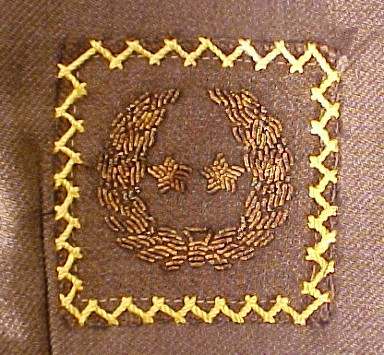 Decorative stitching on patches - UNIFORMS - U.S. Militaria Forum