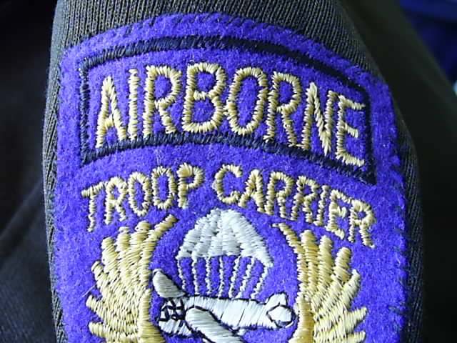 Airborne Troop Carrier Command Patch on Felt - ARMY AND USAAF - U.S ...