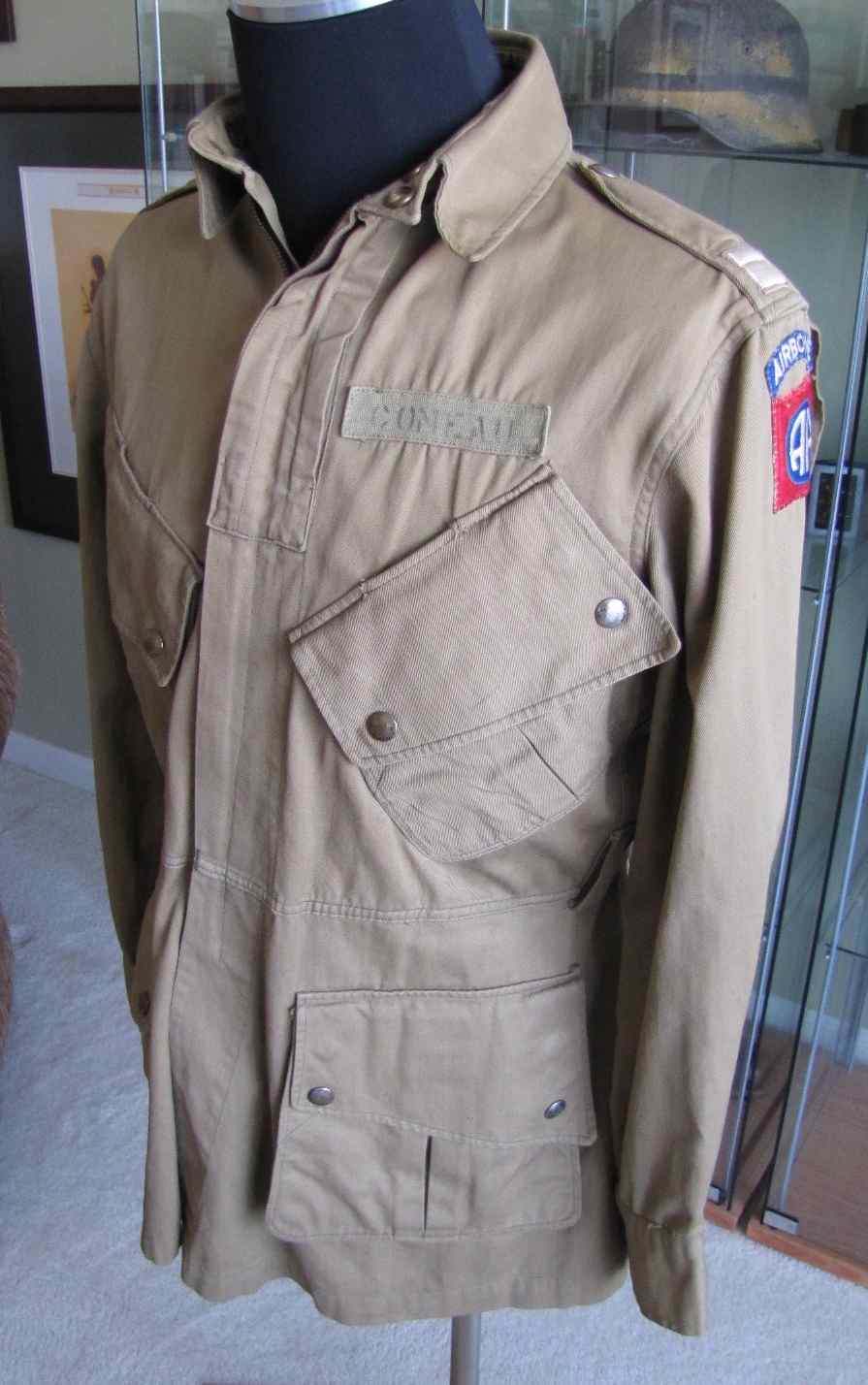 SOS; Named 82nd ABN M42 Jump Jacket - UNIFORMS - U.S. Militaria Forum