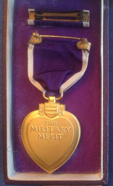 Type I Navy / USMC Purple Heart - Awarded Vietnam 1967 - 1st Marine ...