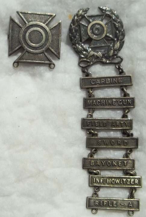 Amazing Army ENGLISH Made Q Badge - 7 Bars - ARMY (INCLUDING USAAC/AAF ...