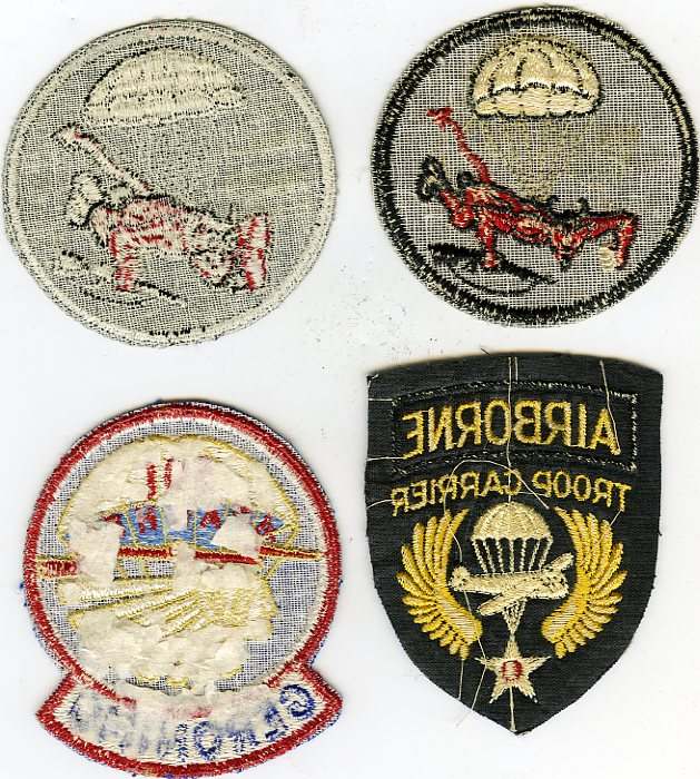 12-18 YEAR OLD FREE AIRBORNE PATCHES - ARMY AND USAAF - U.S. Militaria ...