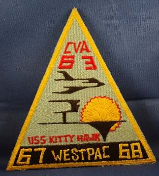 USS Kiity Hawk Cruise Patches - NAVY, COAST GUARD AND OTHER SEA ...