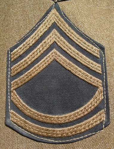 Korean War T/Sgt Stripes: Are These Foreign Made? - ARMY (INCLUDING ...
